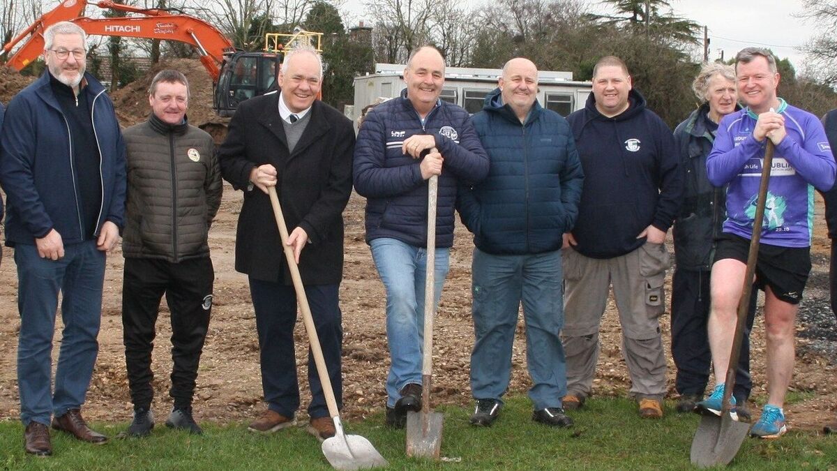 Excitement for Wexford GAA club as sod turned on new outdoor astro turf ...
