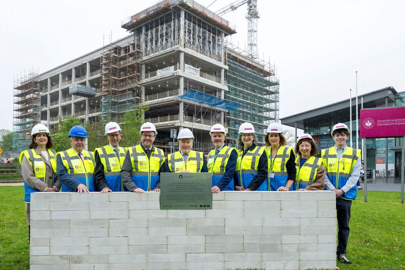 Major milestone reached in construction of new University of Galway ...