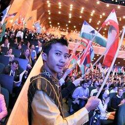 One Young World Conference 2014 - Plenty of flags, but #OYW means ...
