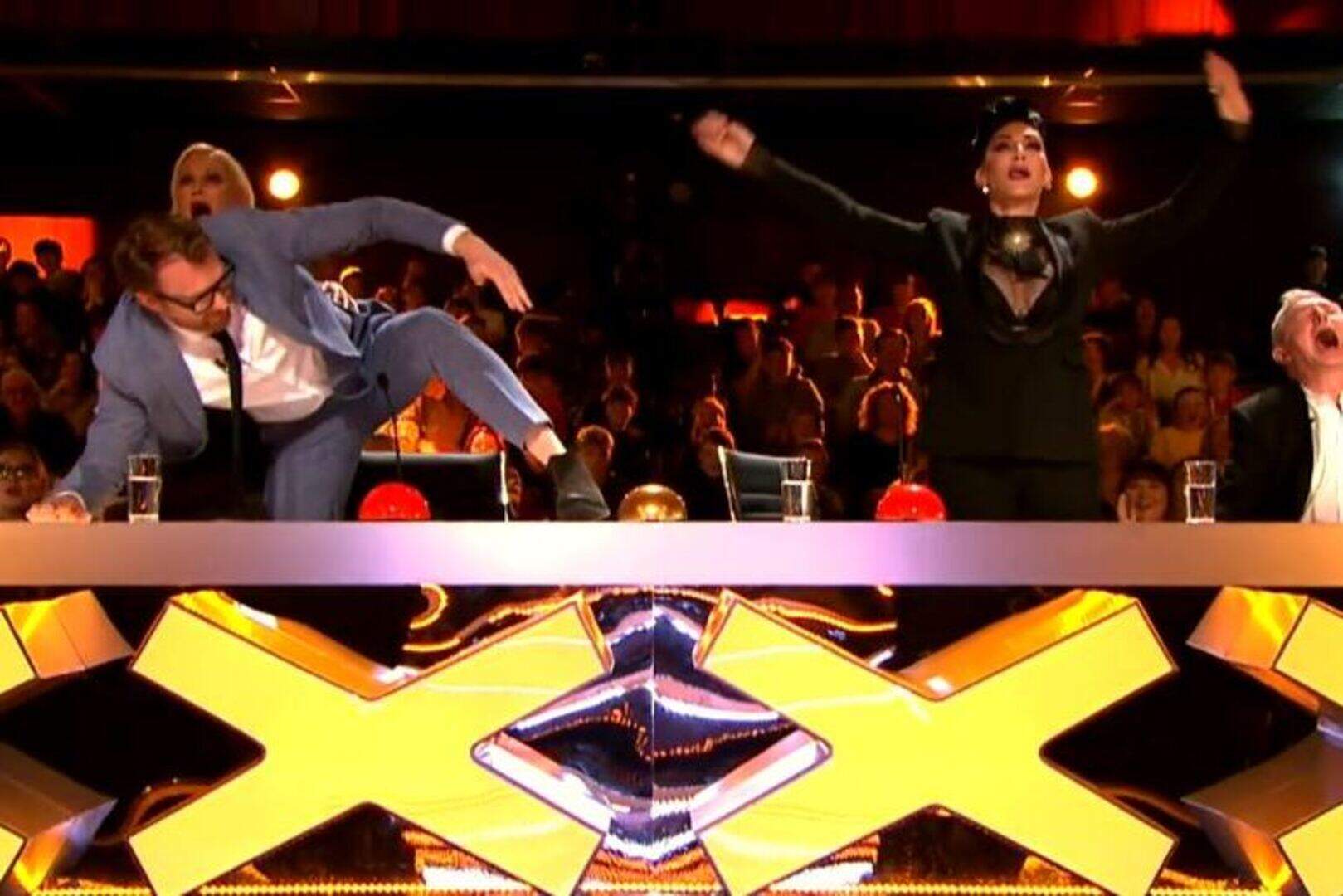 Awkward! Jason's accidental golden buzzer sends singing farmer with 'no ...
