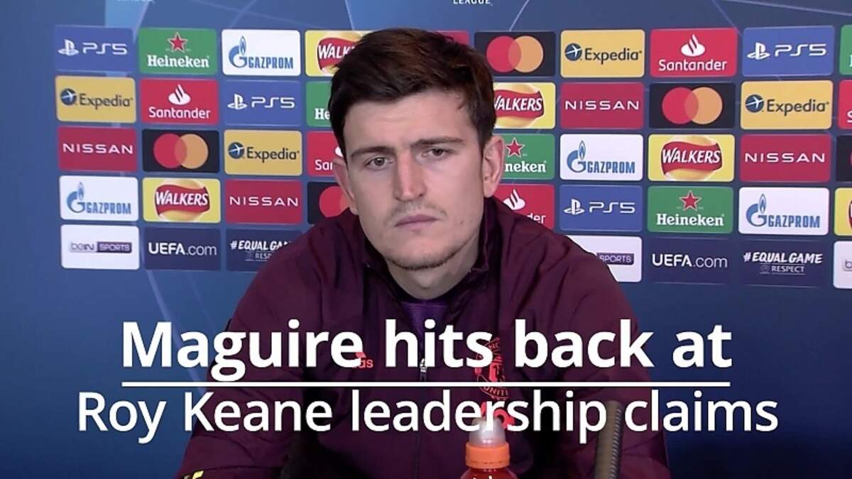 Harry Maguire rejects Roy Keane claim that Man Utd lack leadership ...
