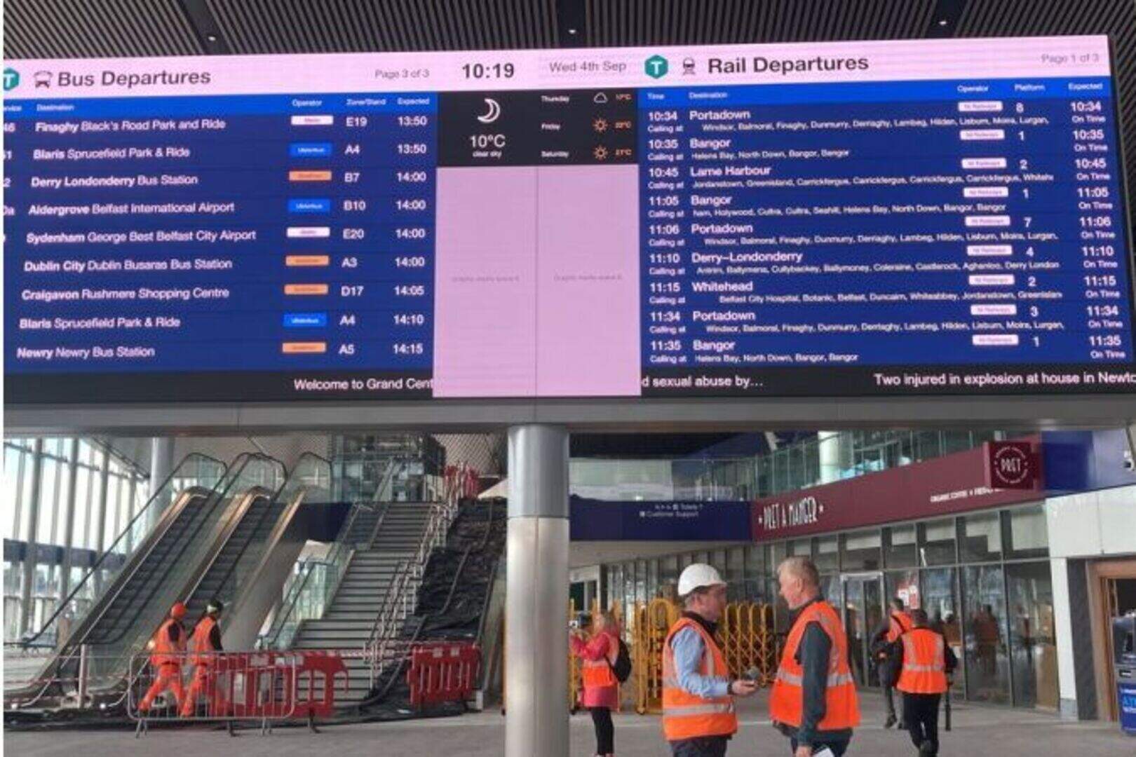 O'Dowd hails proud day as Belfast Grand Central Station officially ...