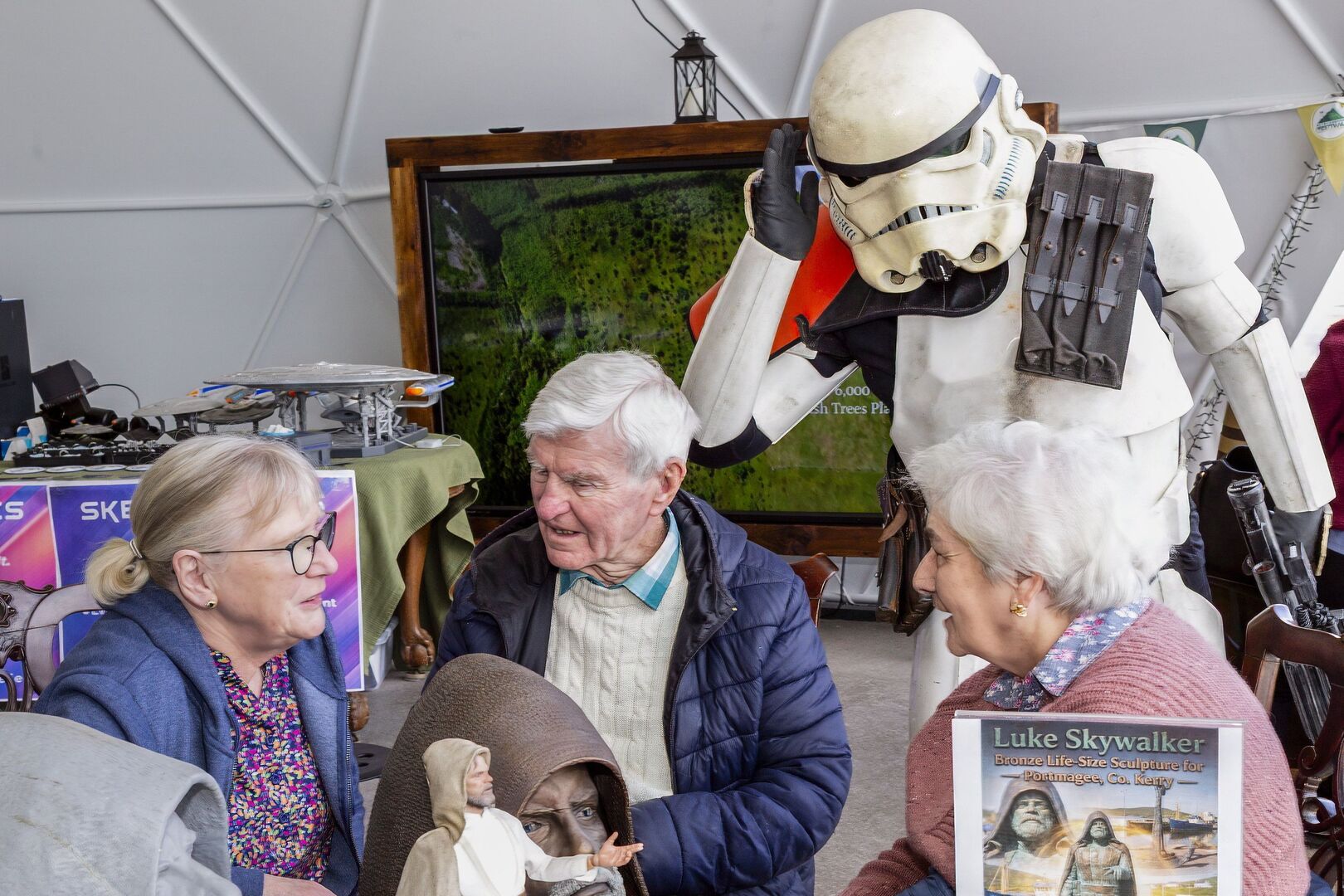 See photos as Kerry invaded by stormtroopers amid Star Wars-inspired ...