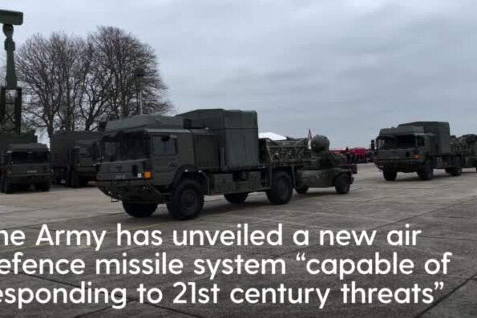 New Sky Sabre air defence missile system unveiled by British Army ...