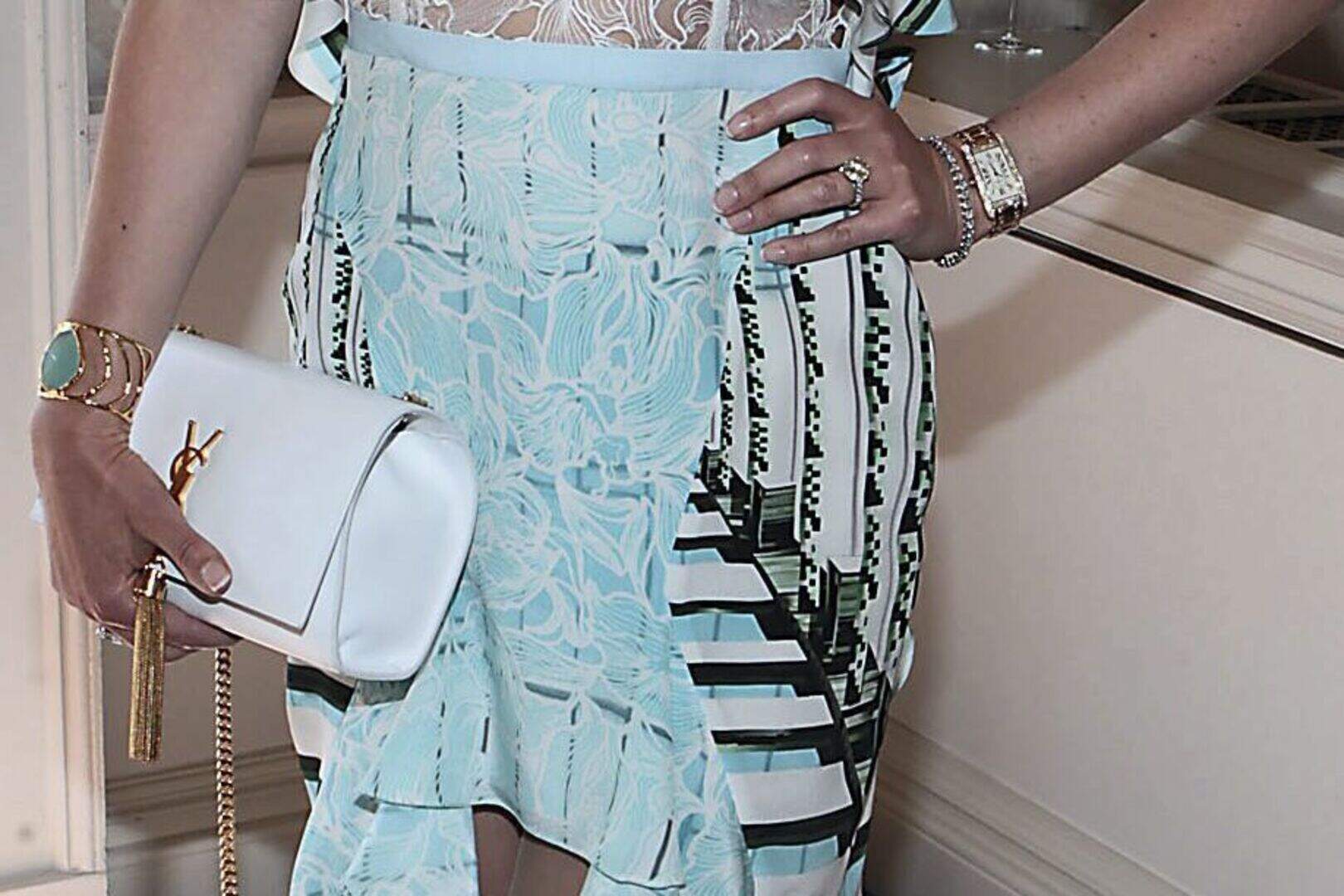 Jane Given makes rare public appearance in €1,500 designer dress ...