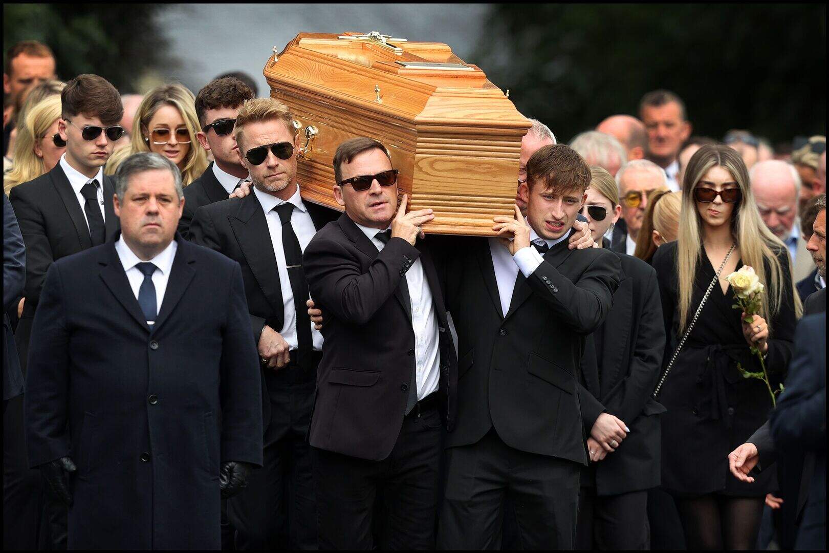 Ronan Keating performs at funeral of brother Ciarán: ‘I shouldn’t be ...
