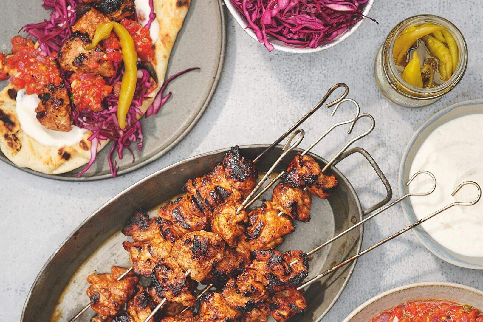 Brush up your BBQ with Tom Kerridge’s shawarma chicken wraps, smoky ...