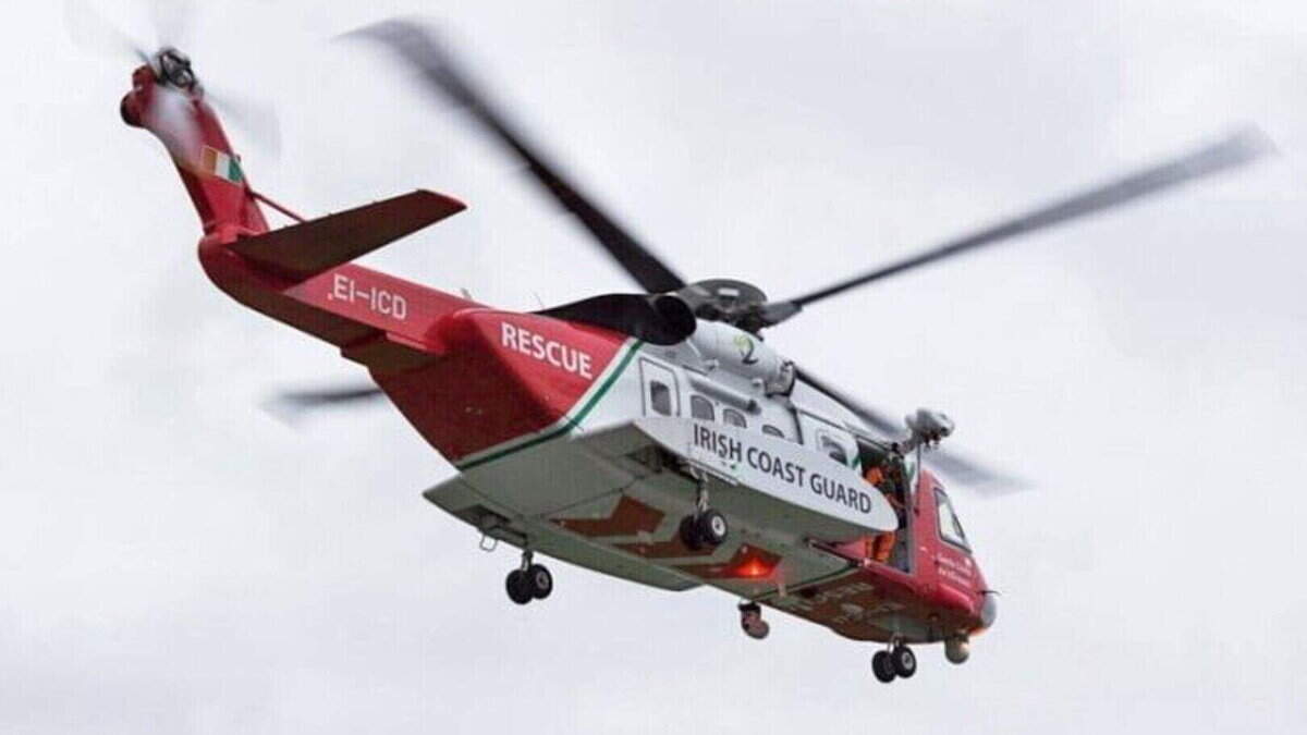 Man trapped on dangerous ledge in Kerry lifted to safety by helicopter ...