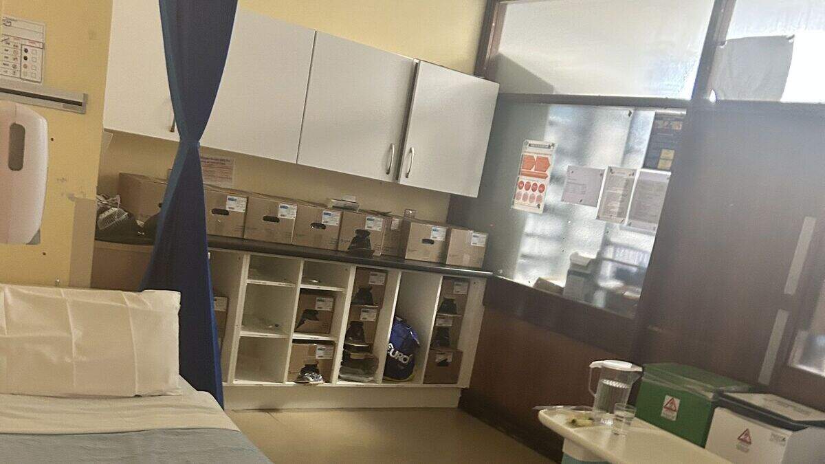 Grandfather (78) with dementia sleeping in bed in ‘utility room’ at ...