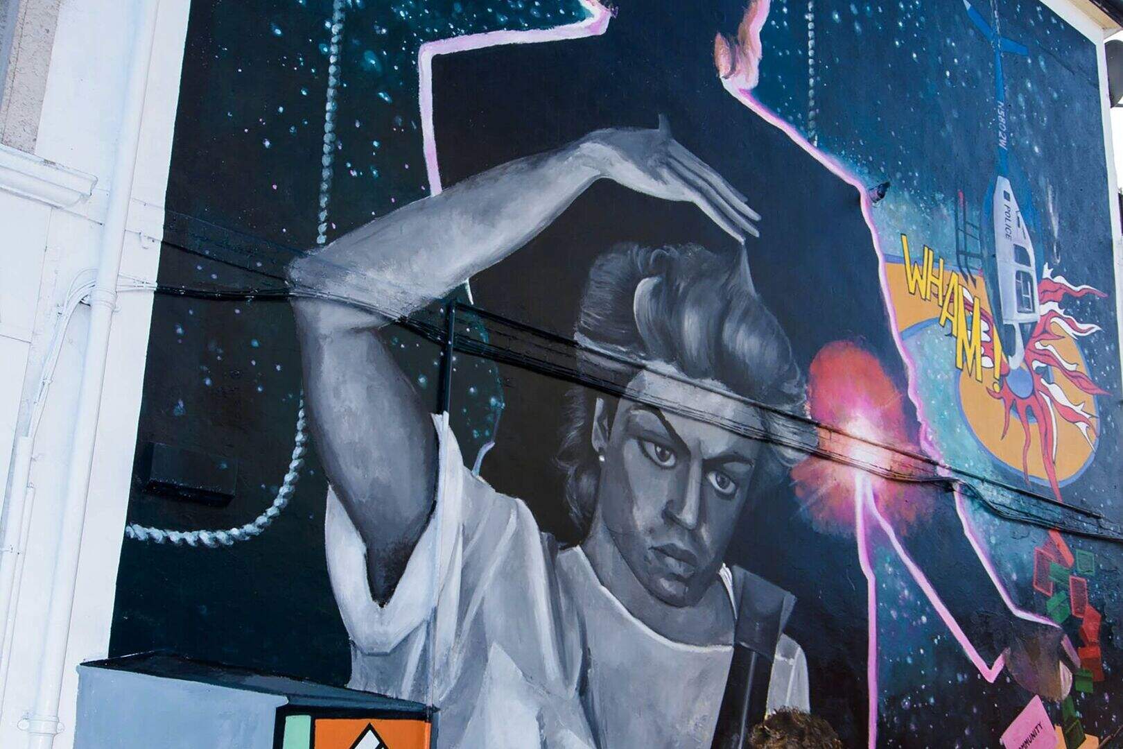 George Michael giant mural unveiled in the area where he grew up ...