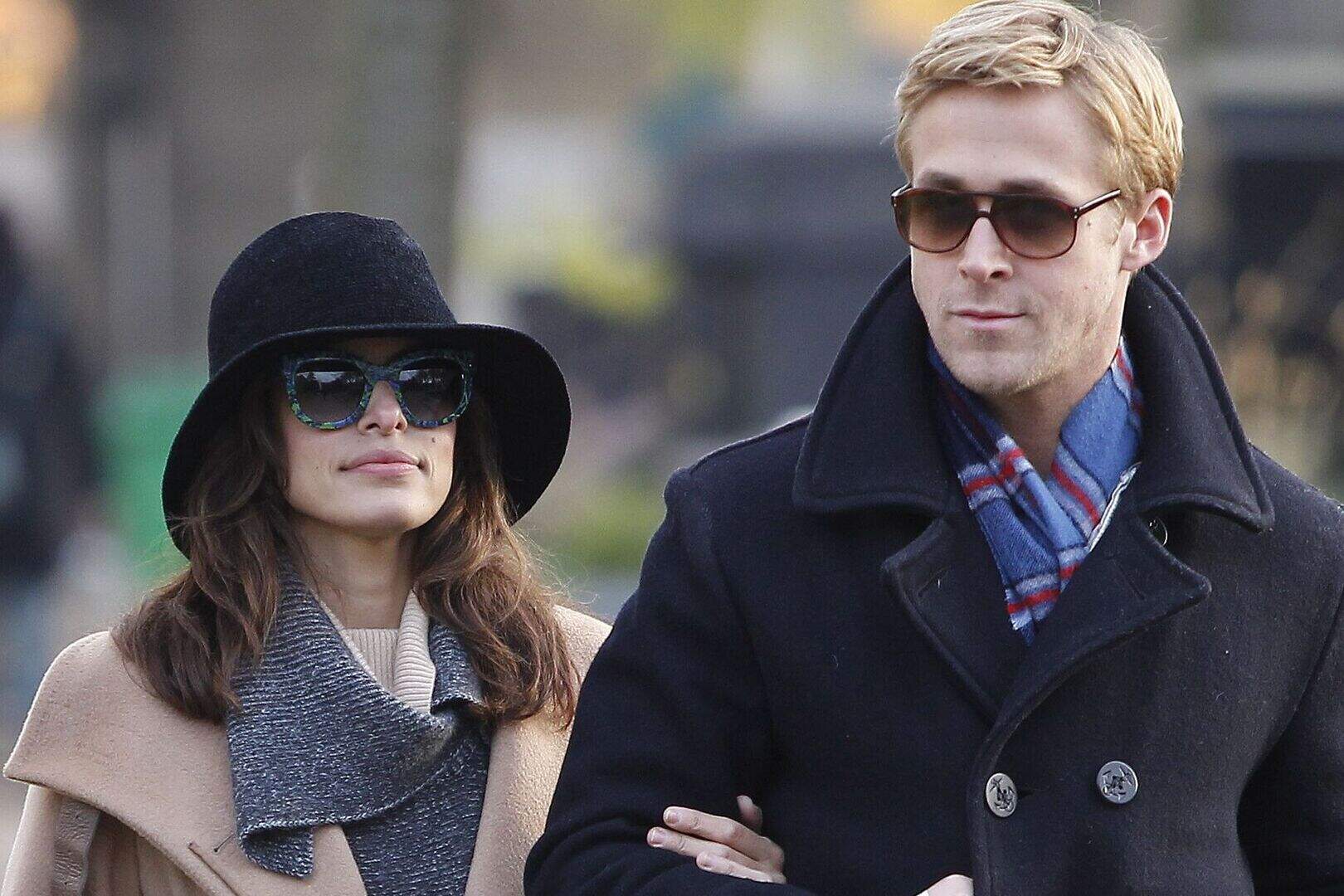 Hey girl, he's officially off the market! Eva Mendes and Ryan Gosling ...