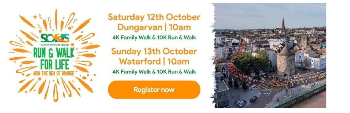 Solas Run and Walk for Life returns to Waterford city and Dungarvan ...