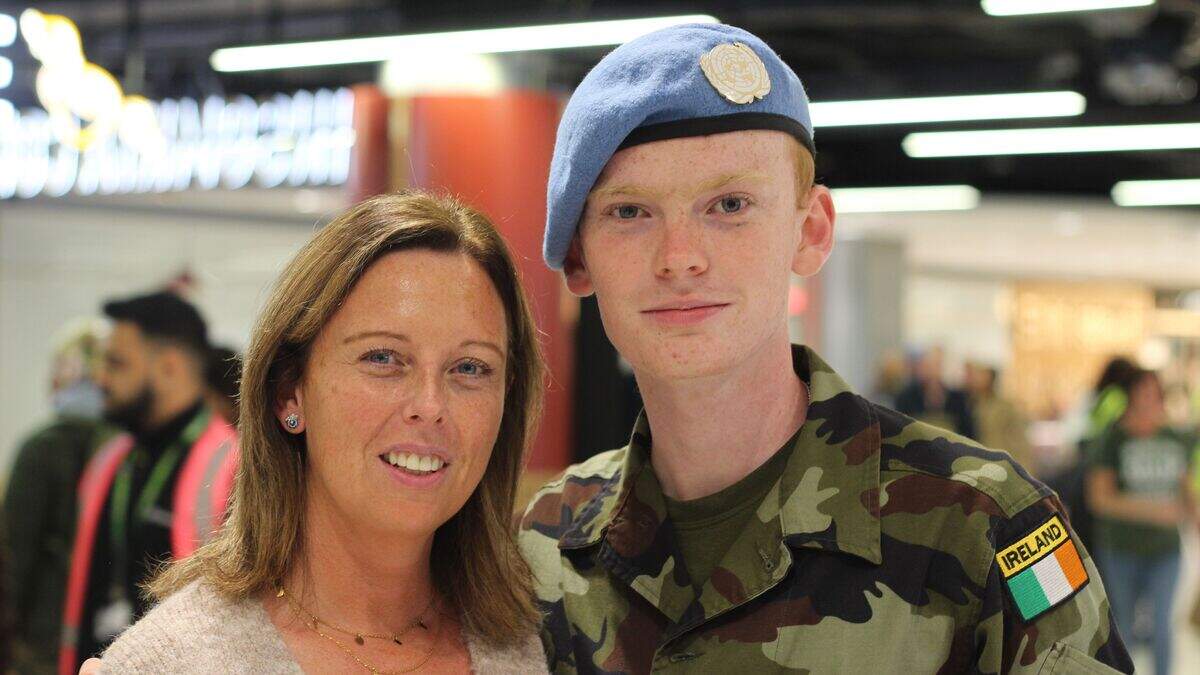 Hugs and tears as 85 Irish peacekeeping troops return to Dublin Airport ...