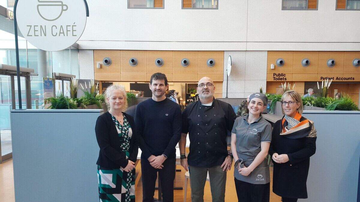 Tullamore Hospital marks the opening of a new on-site Zen Café for ...