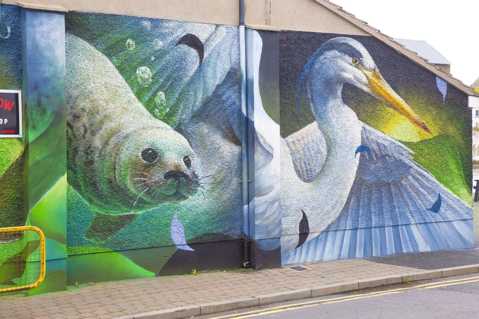 See photos as stunning new Wicklow town murals take shape | Irish ...