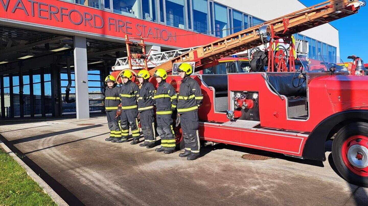 Waterford City Fire Service pays its respects to US firefighter with ...