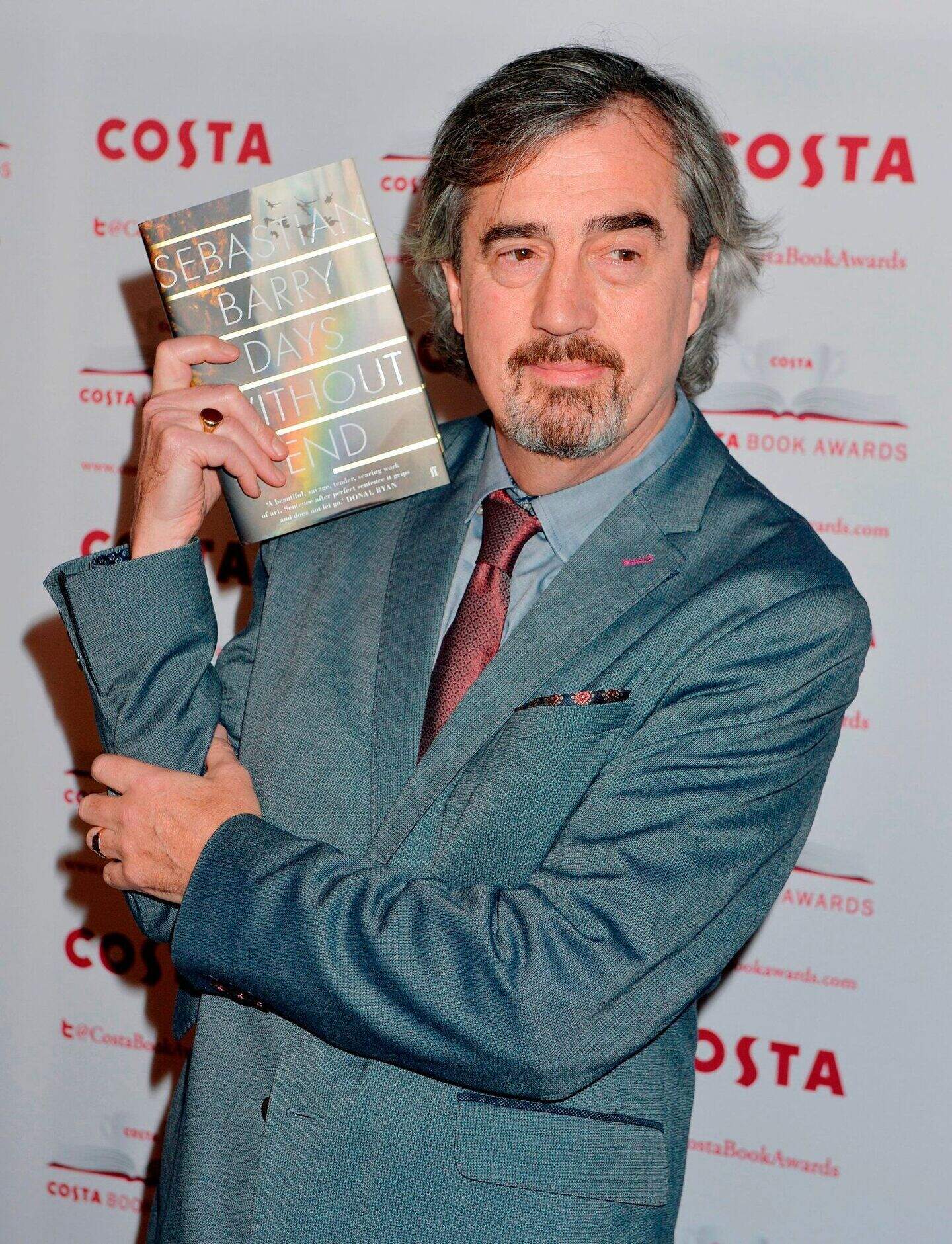 Irish writer Sebastian Barry wins second Costa Book of the Year Award ...