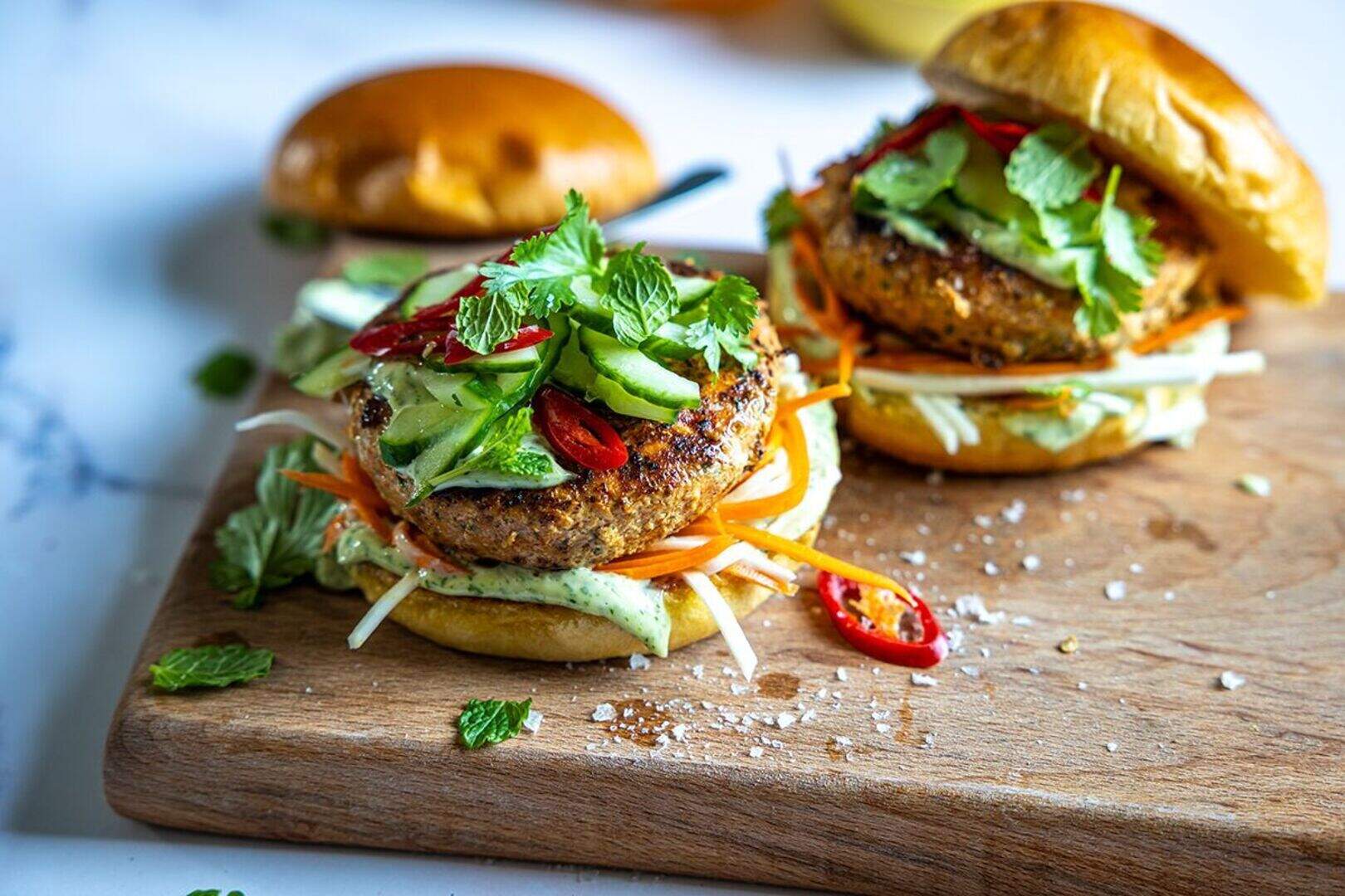 Donal Skehan’s fuss-free summer suppers: Thai-style fish cake burgers ...