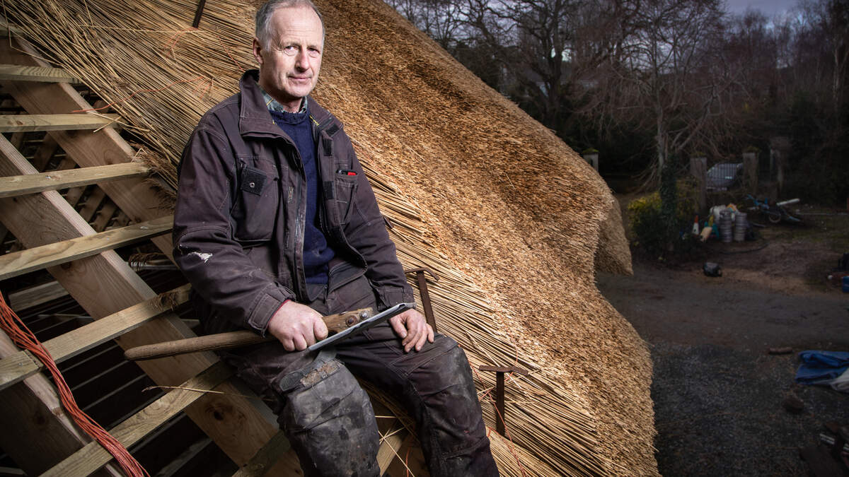 My week: ‘When I’m thatching a roof, people will come along and ask me ...