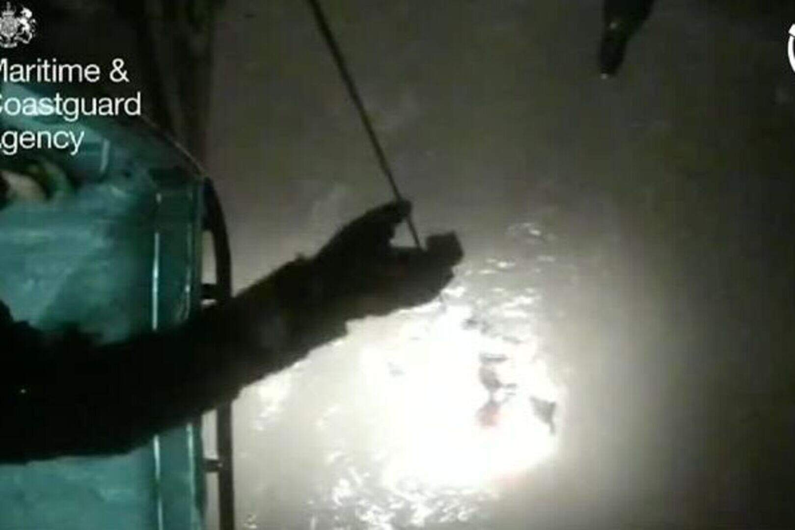 Four people and two dogs rescued by coastguard after tide cuts off ...