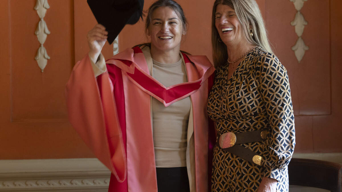 ‘Unrivalled champion’ Katie Taylor receives honorary degree from ...