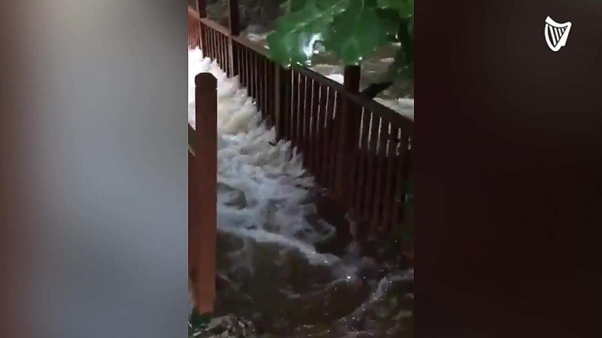 Footage shows severe flooding in Kenmare Co. Kerry | Irish Independent