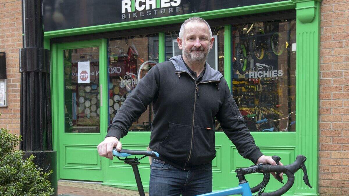 Richie is doing his bit by helping key workers get on their bikes to ...