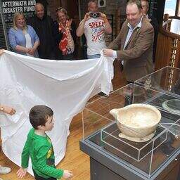 Poignant event as relics from SS Dundalk presented to Museum | Irish ...