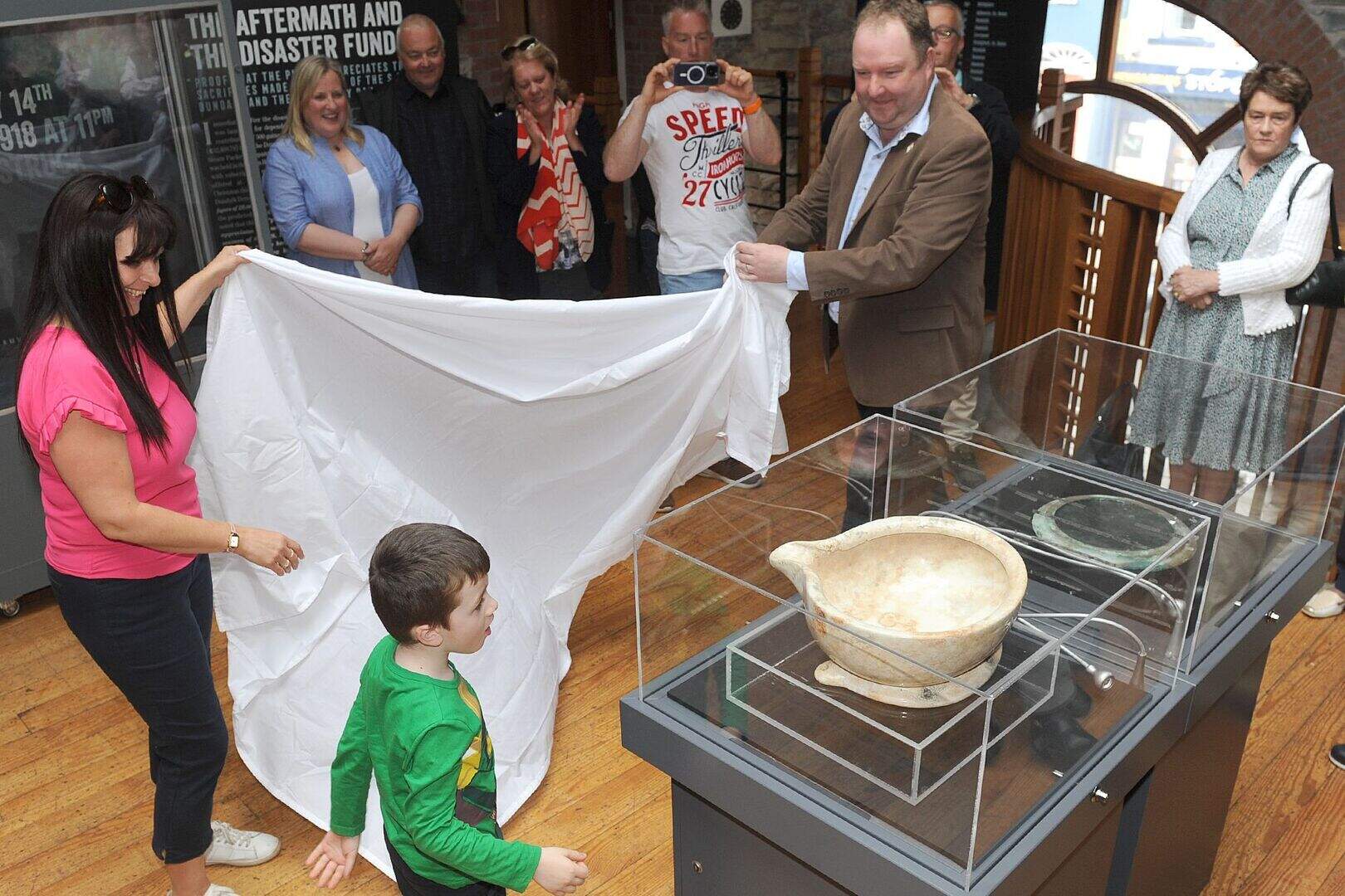 Poignant event as relics from SS Dundalk presented to Museum | Irish ...