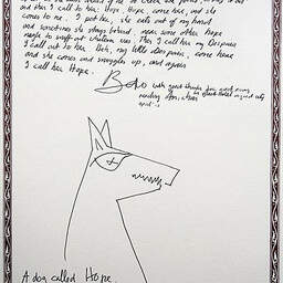 Bono leaves poetic message at Israeli hotel with a sketch of ‘A dog ...