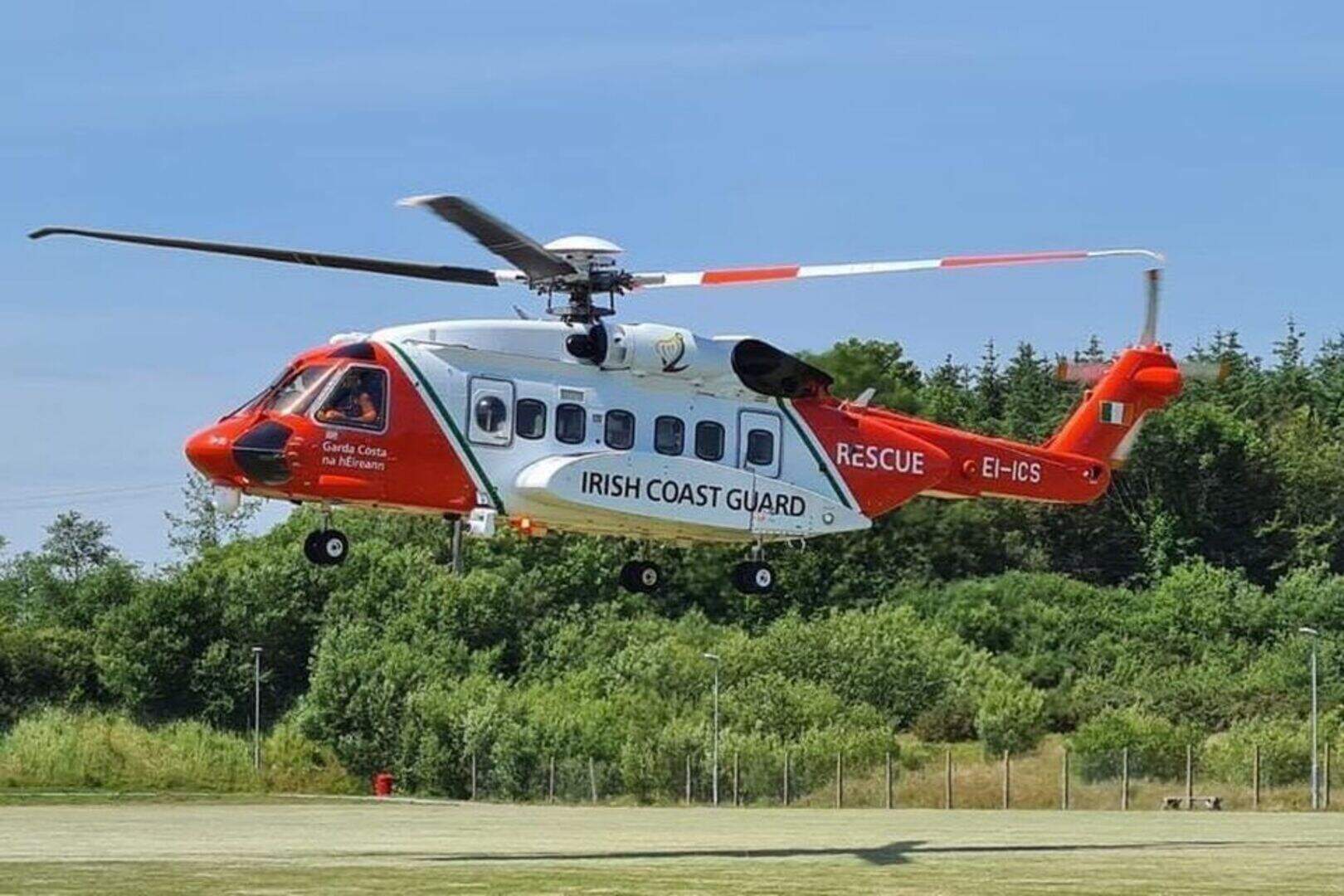 Coast Guard helicopter launched after reports of swimmer in difficulty ...