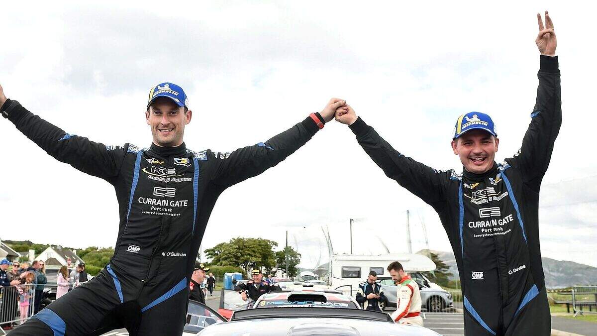 Kerry co-driver Noel O’Sullivan and Callum Devine take Donegal hat ...
