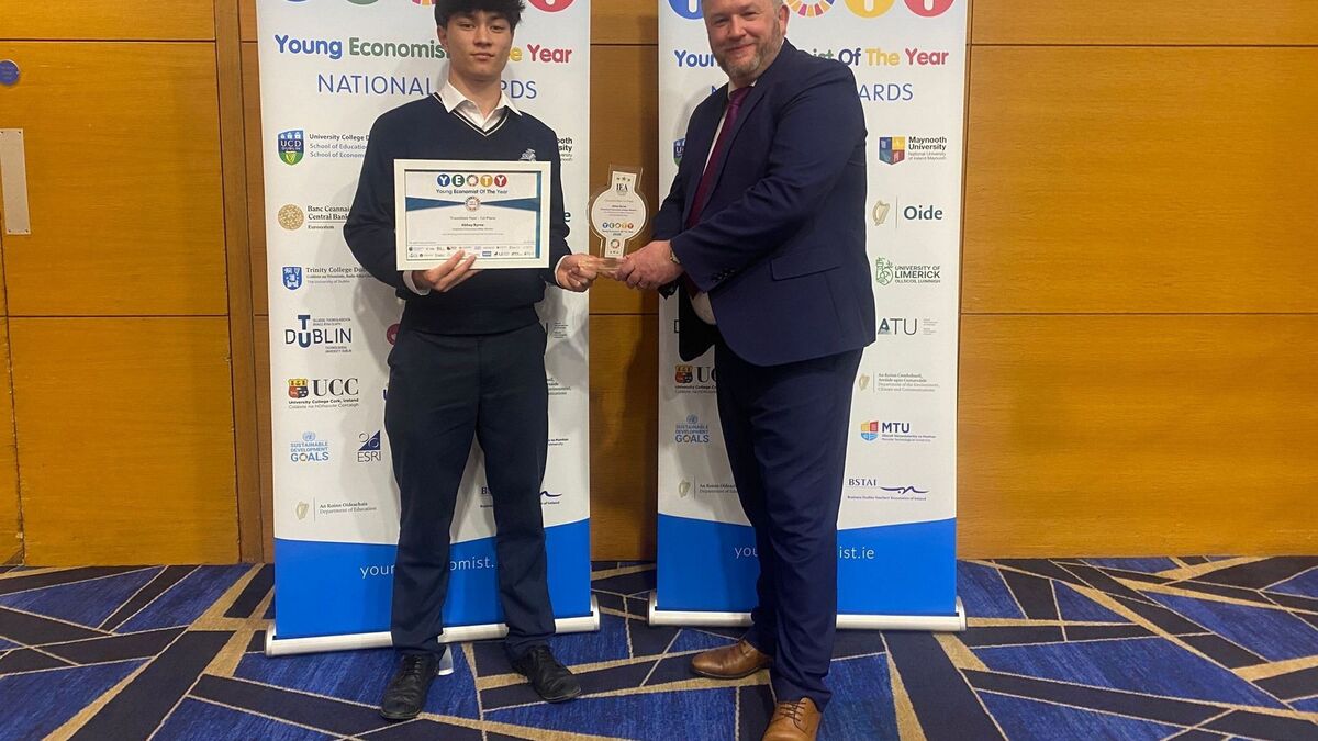 Student from Wicklow crowned Young Economist of the Year 2026 | Irish ...