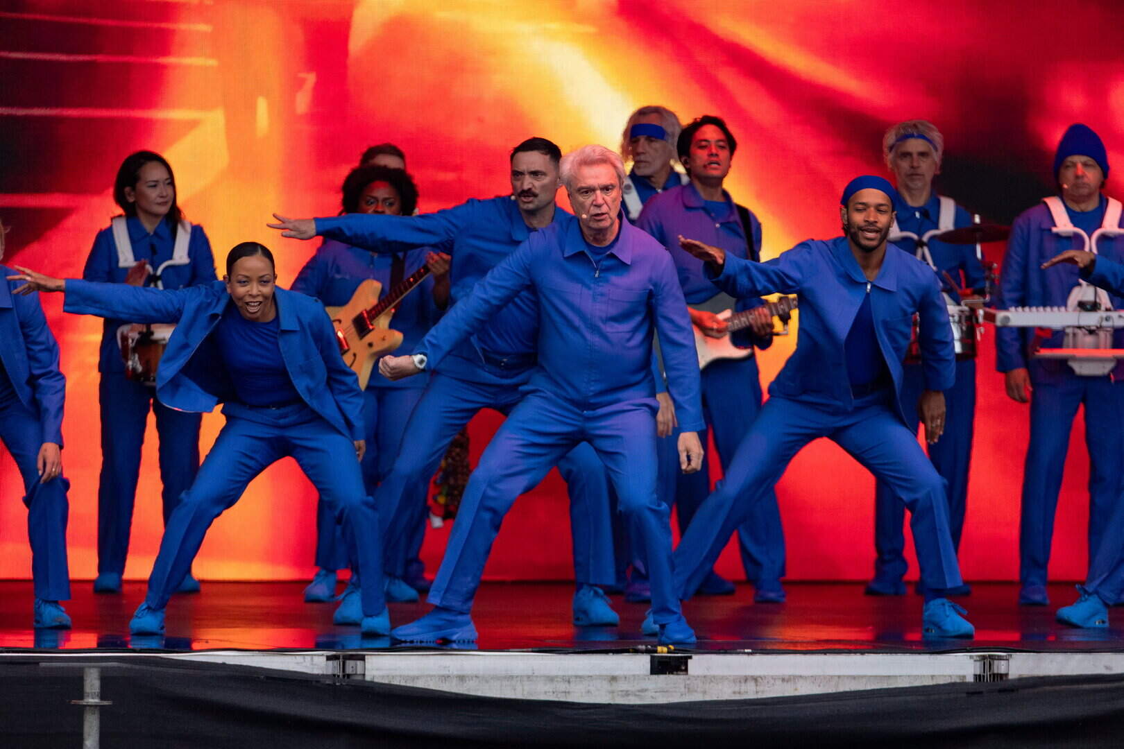 David Byrne at St Anne’s Park: Ex-Talking Heads man lifts his soaked ...