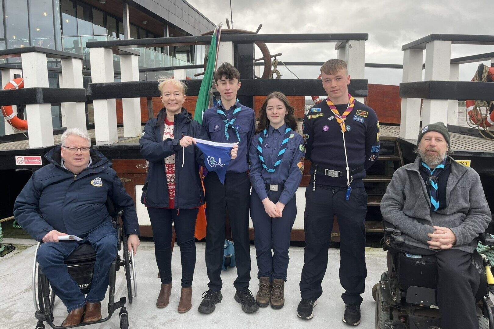 Co Wexford Sea scouts group hold ceremony aboard iconic New Ross ship ...
