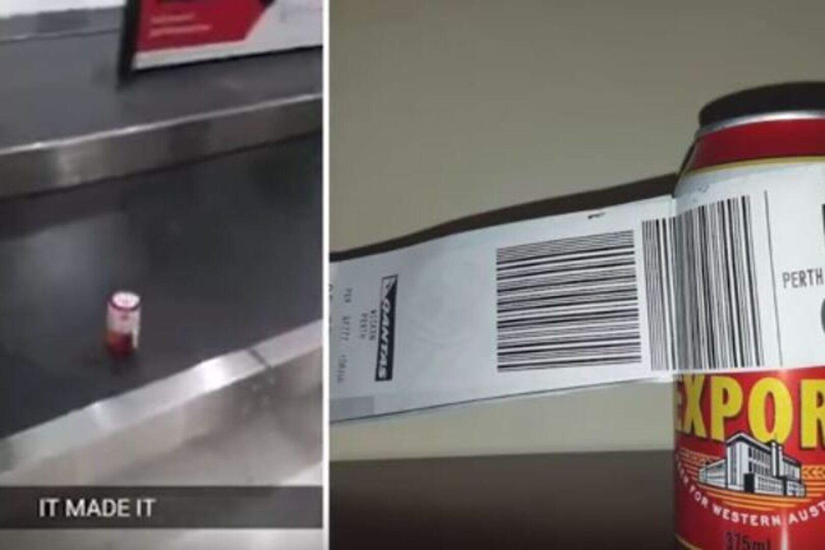 Travelling light? Man who checked in can of beer for 1700 mile flight ...