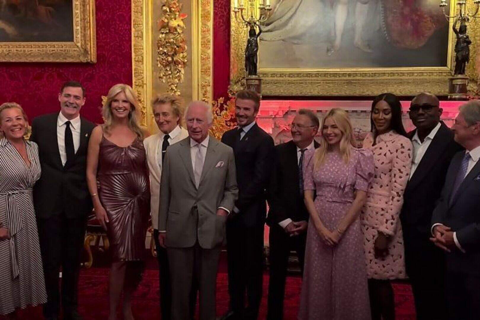 King celebrates foundation with David Beckham and Sir Rod Stewart ...