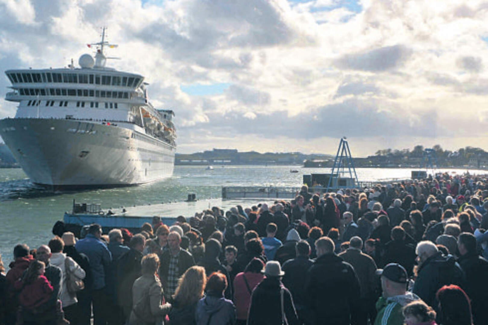 Video: Time turns back as memorial voyage reaches historic start ...