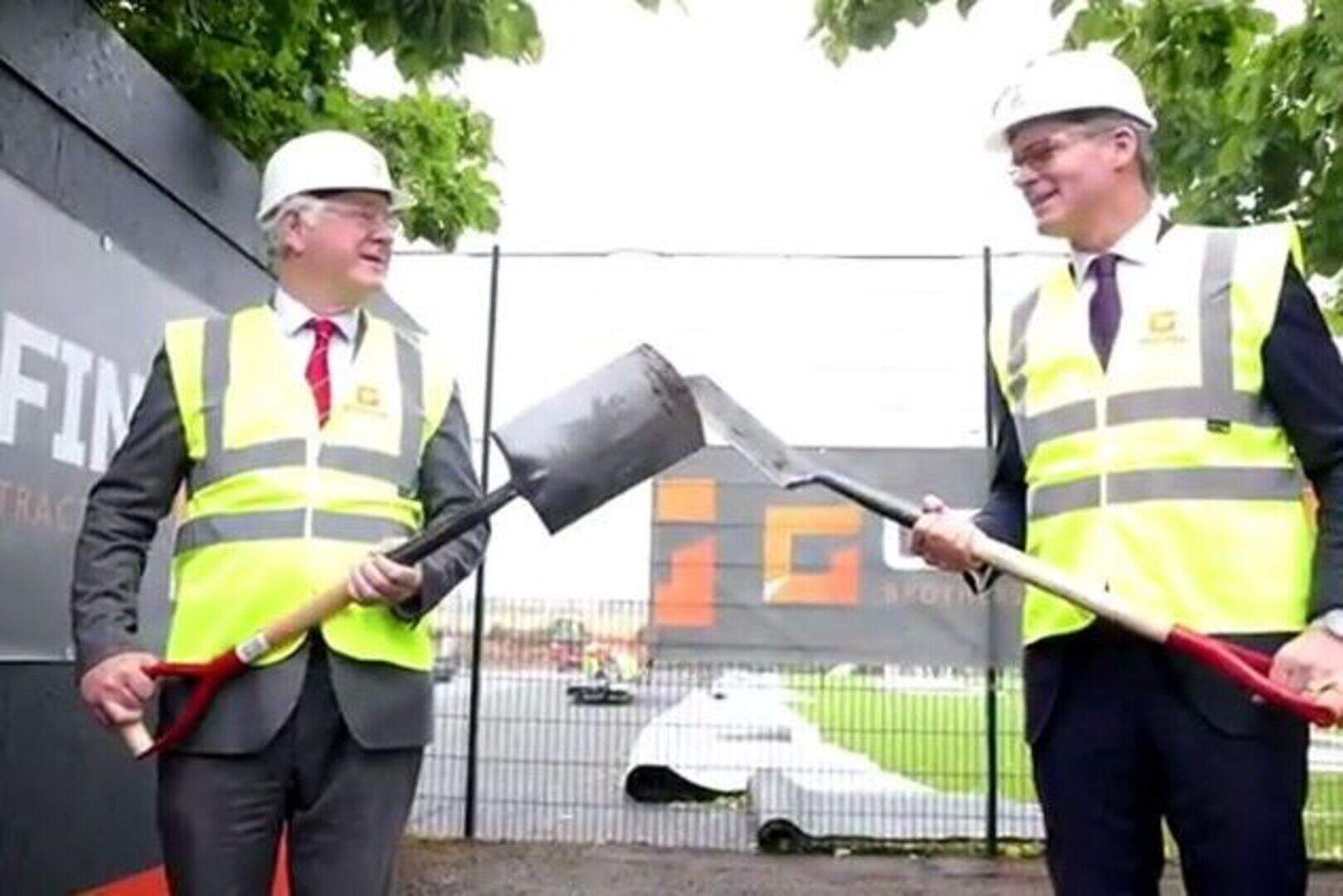 Tánaiste Simon Coveney turns sod on new Sports Arena in CIT | Irish ...