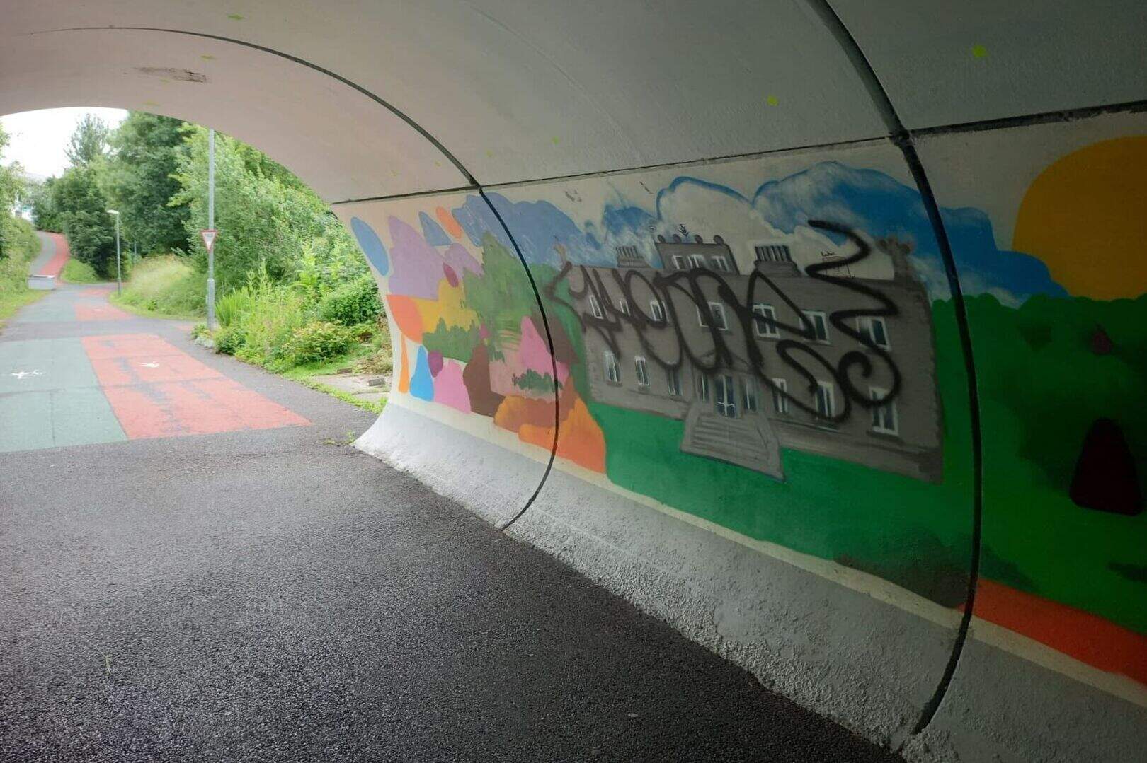 Man arrested after a number of locations in Westport defaced with ...
