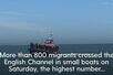 Highest number of small boat migrant crossings in single day of 2023 ...