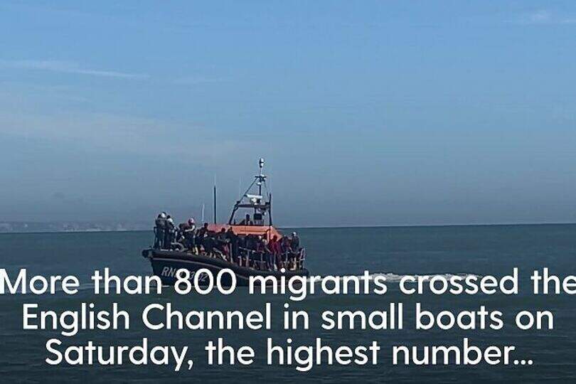 Highest number of small boat migrant crossings in single day of 2023 ...