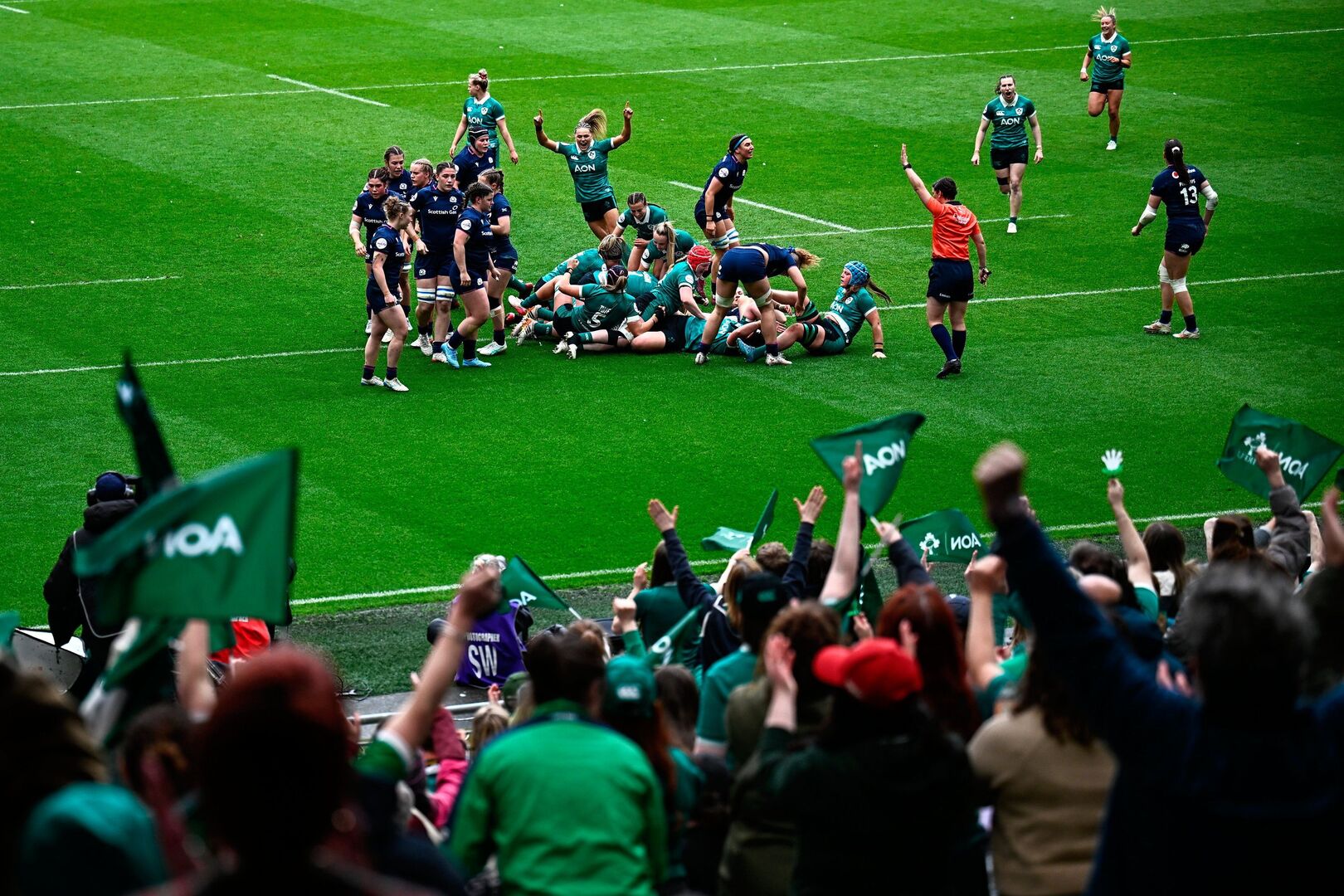 Ireland v Scotland: Scott Bemand’s Girls in Green cruise to victory at ...