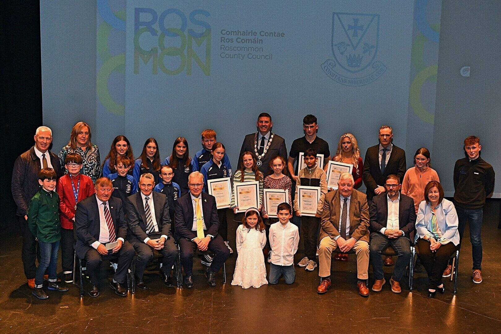 Pictures show talented Roscommon people being honoured with civic ...