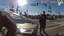 Dramatic footage shows man being pulled from aircraft seconds before it ...