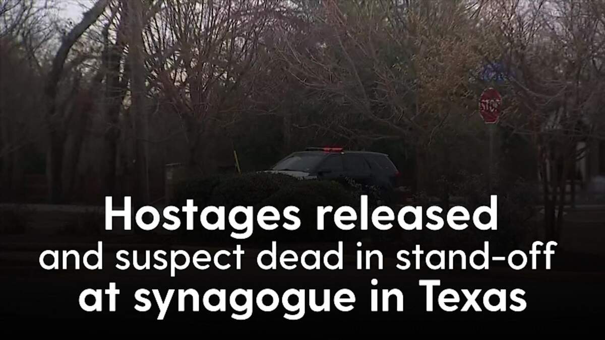 Suspect dead and hostages released from stand-off at synagogue in Texas ...