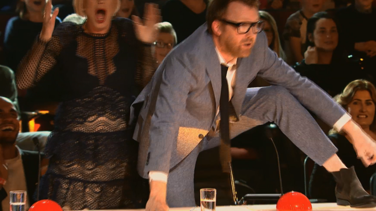 Jason Byrne accidentally presses the golden buzzer on Ireland's Got ...