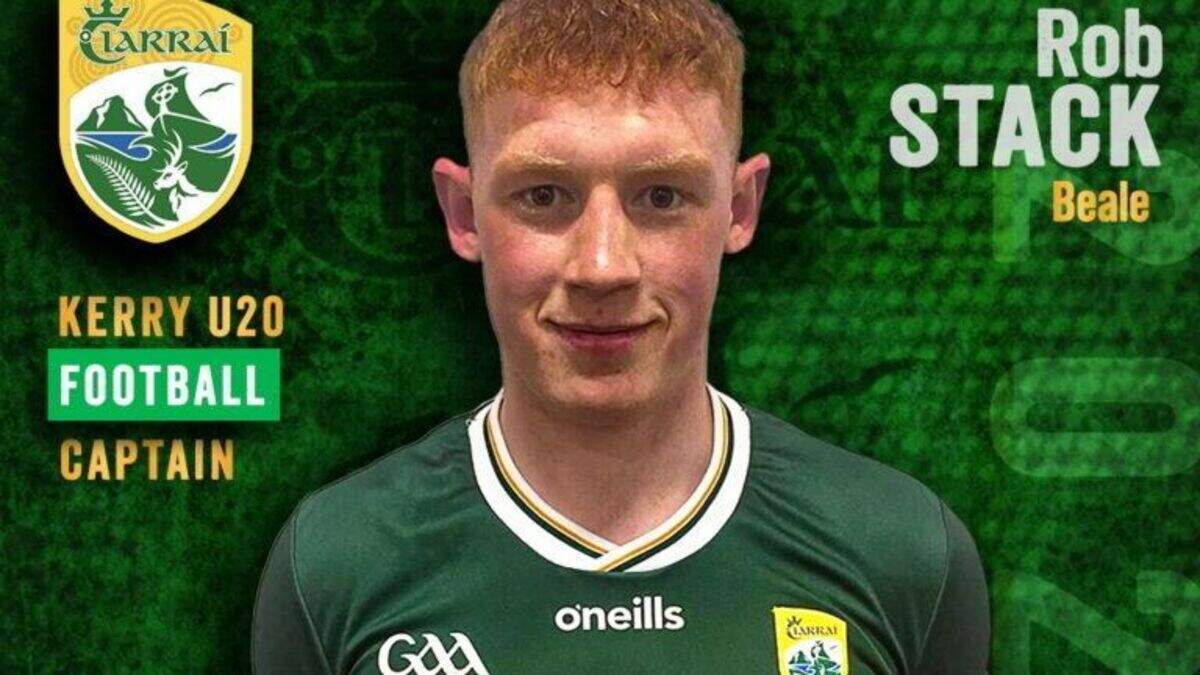 Beale’s Robert Stack confirmed as Kerry U20 captain as squad is ...