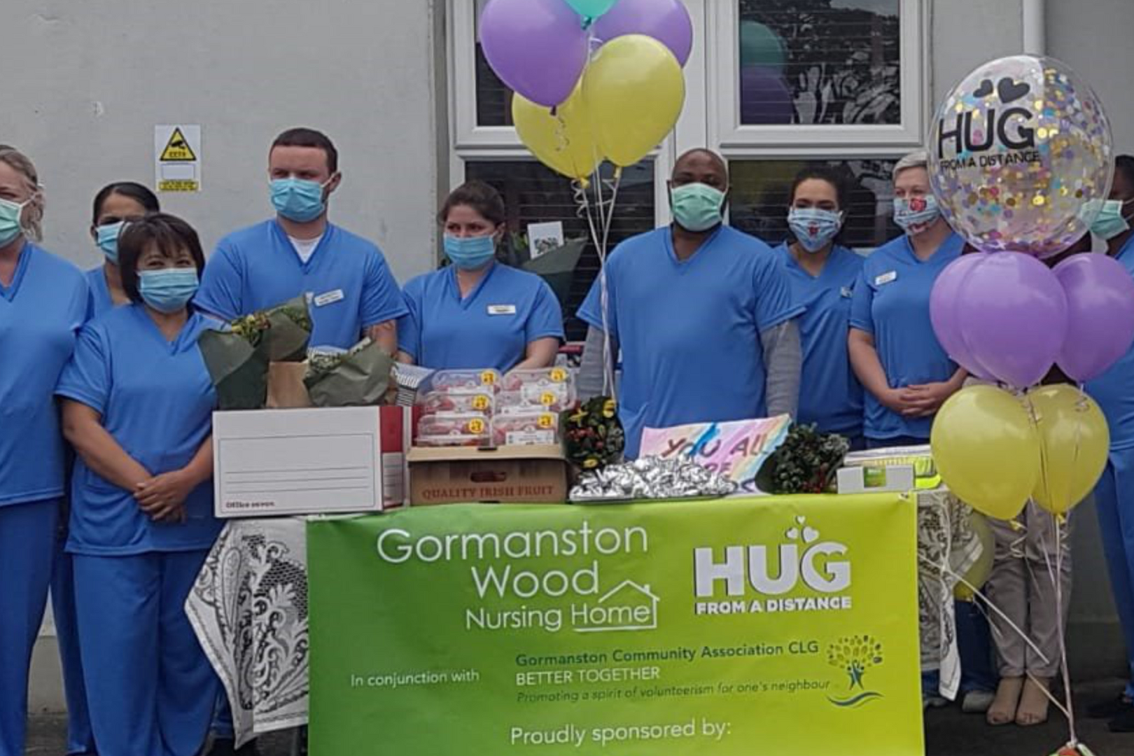 Distant hugs and gifts delivered to local nursing home | Irish Independent