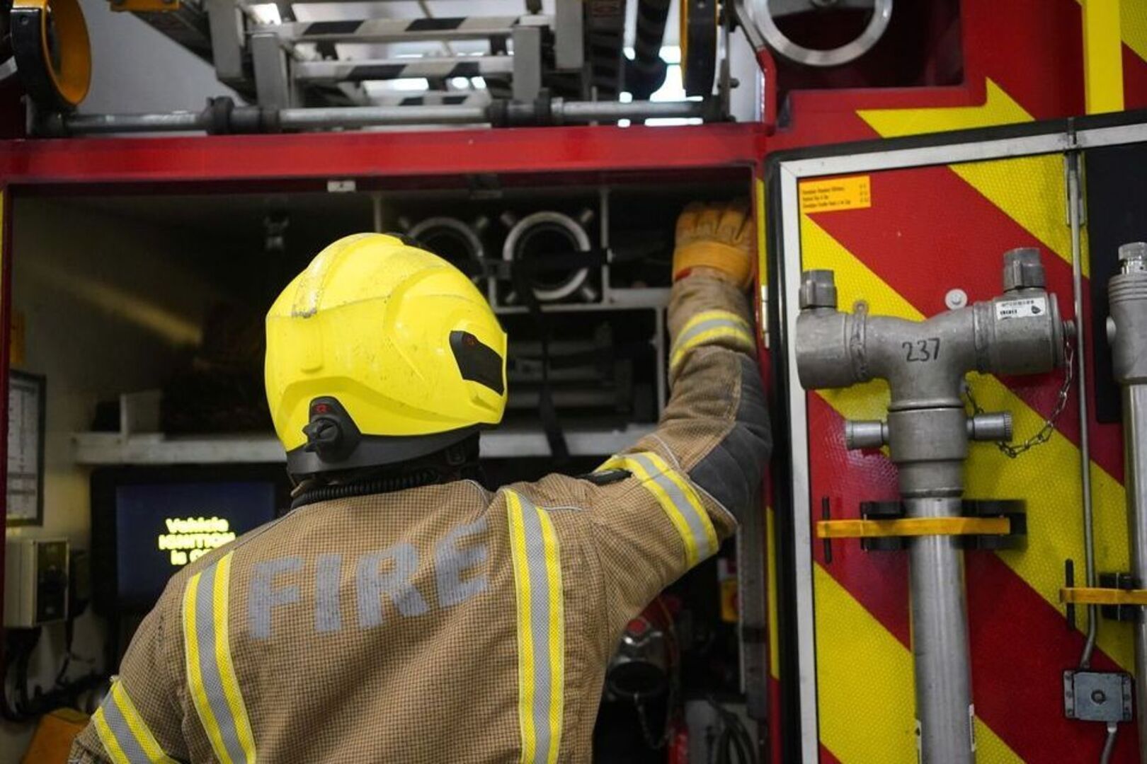 Residents warned to close windows and doors as firefighters battle ...